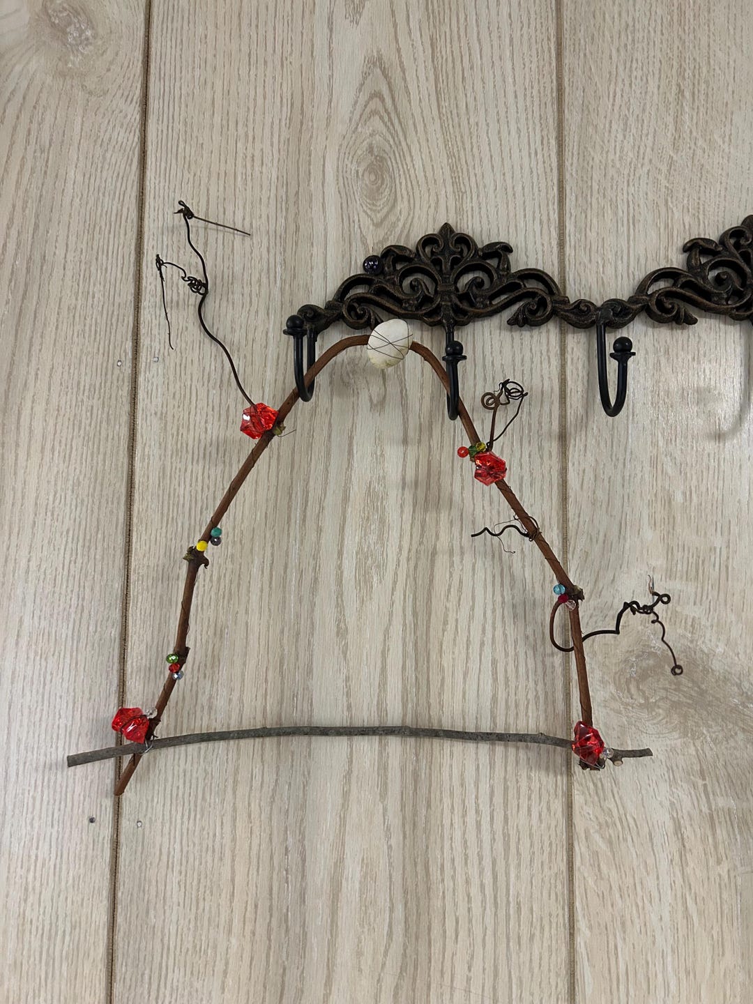 Grapevine Hummingbird Swing/perch, Artisan Vines for the Bird Lover and ...