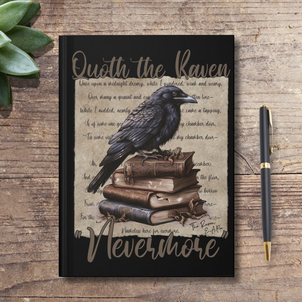 Crow Journal Diary - Etsy