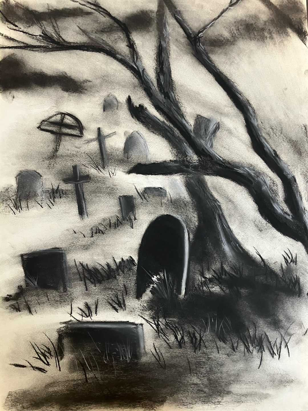 Classic Graveyard - Etsy