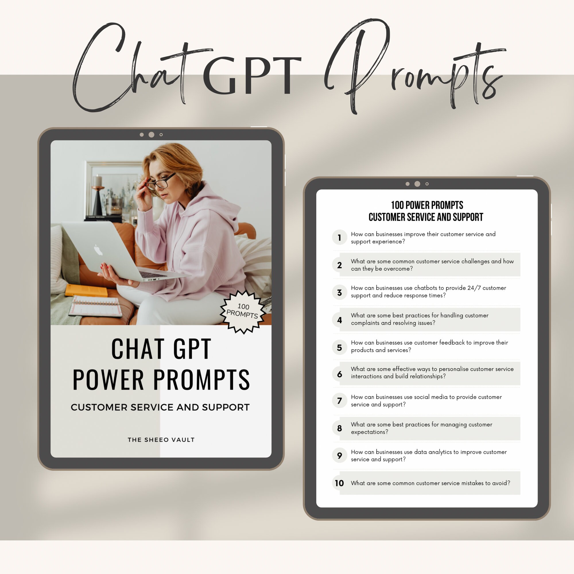Chatgpt Power Prompts: Customer Service Prompts for Beginners - Etsy