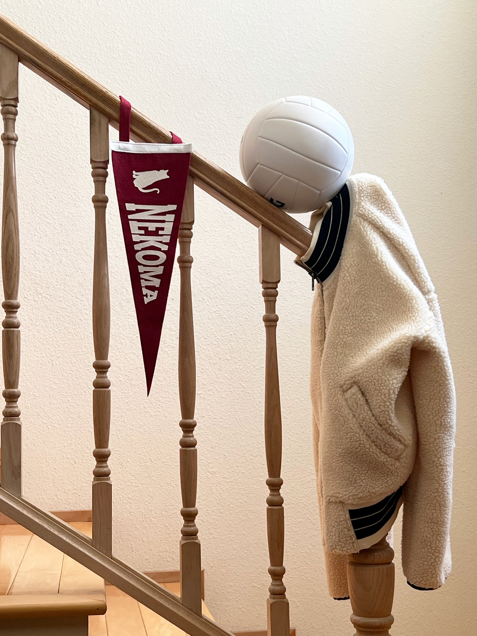 Haikyuu!! Nekoma Wool Pennant Flag - Bedroom Wall Decor Art Anime Merch ...