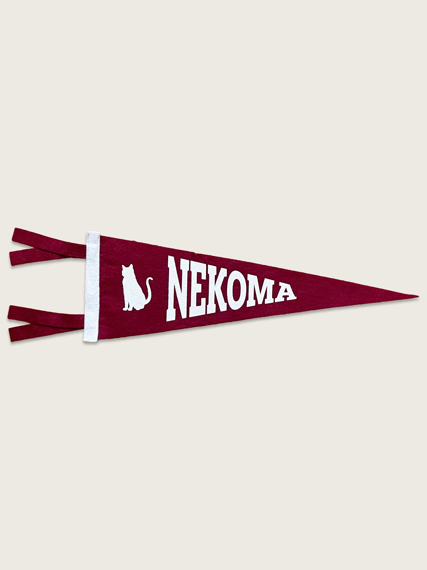 Haikyuu!! Nekoma Wool Pennant Flag - Bedroom Wall Decor Art Anime Merch ...