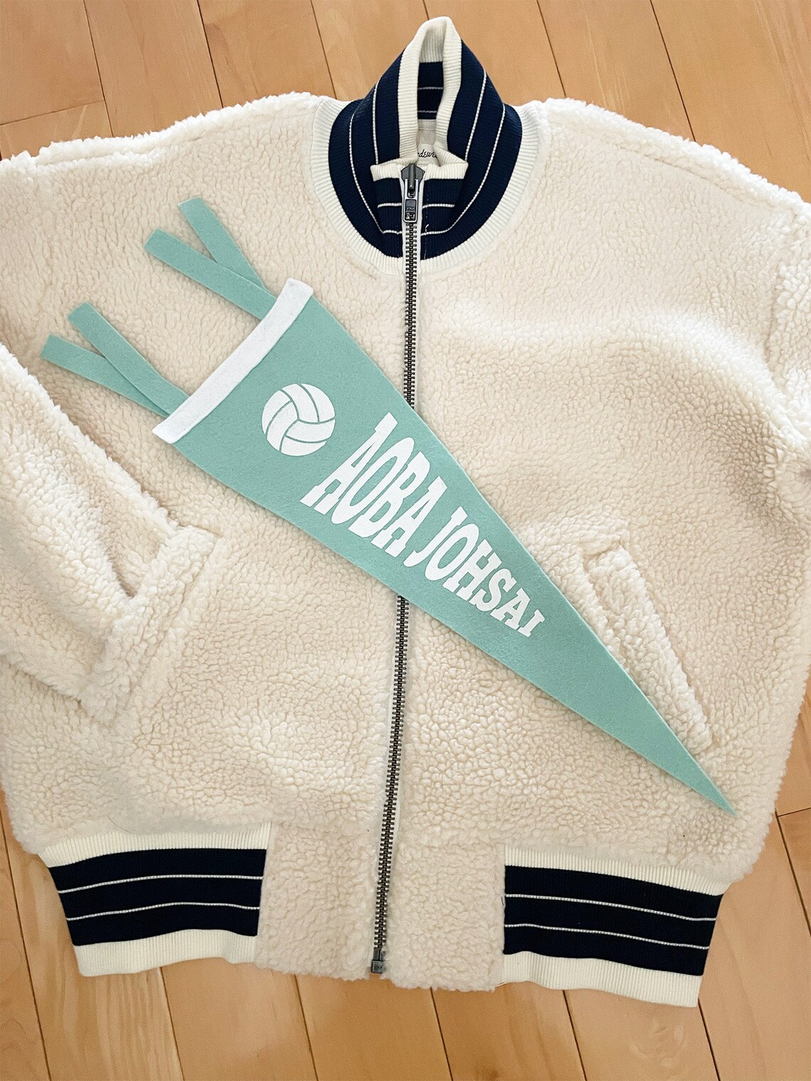 Haikyuu!! Aoba Johsai Wool Pennant Flag: Anime Wall Decor Merch - Etsy