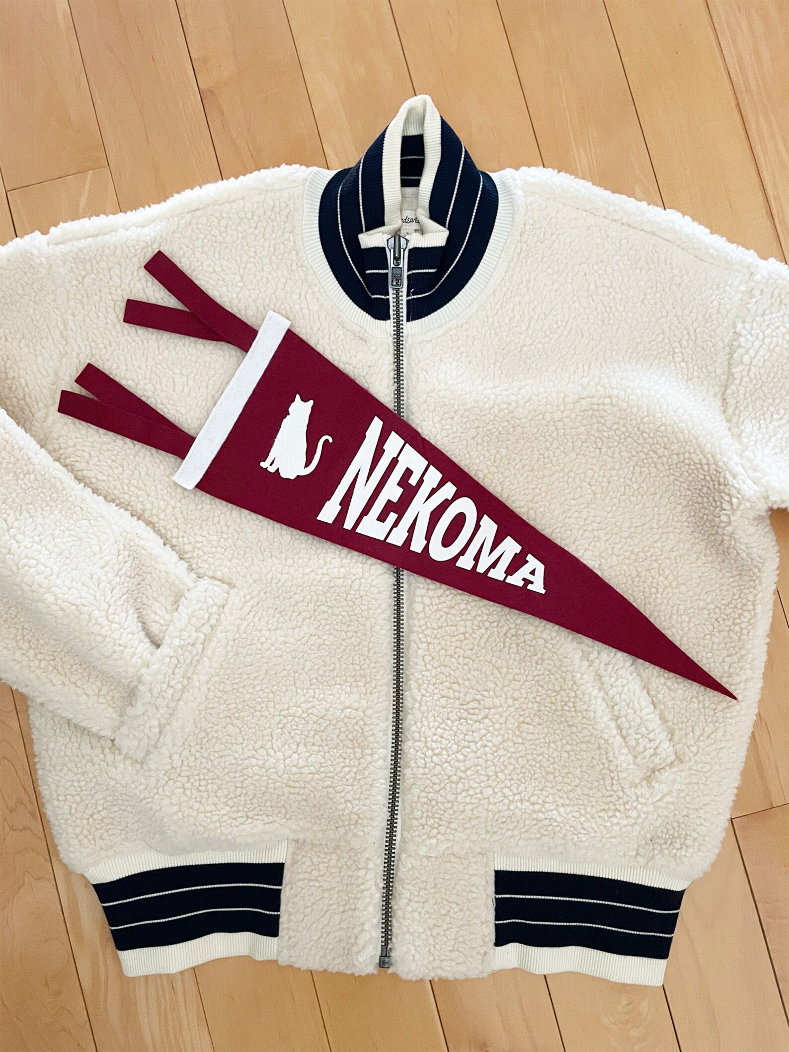 Haikyuu!! Nekoma Wool Pennant Flag: Anime Wall Decor Merch - Etsy