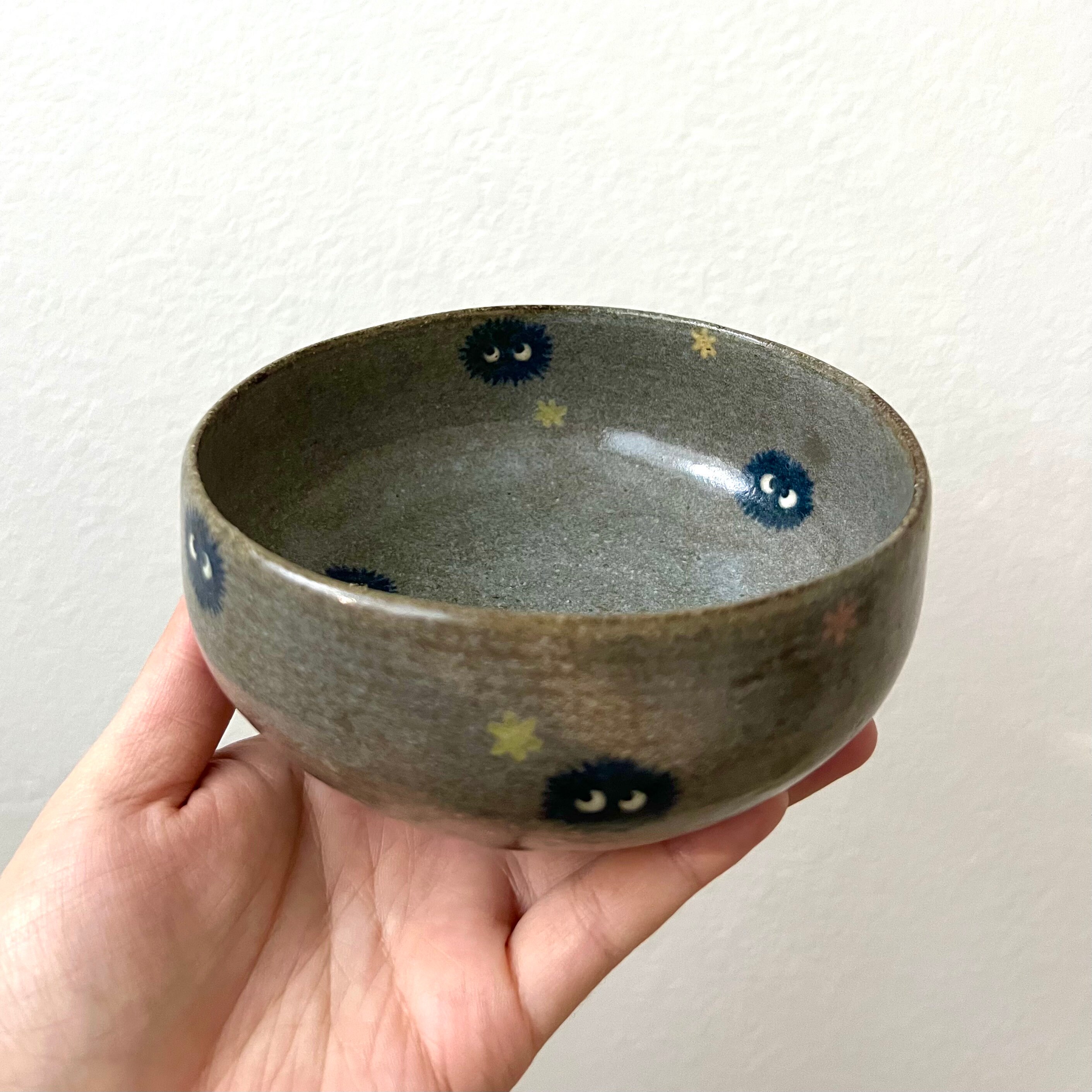 Studio Ghibli Soot Sprite Ceramic Handmade Bowl - Etsy