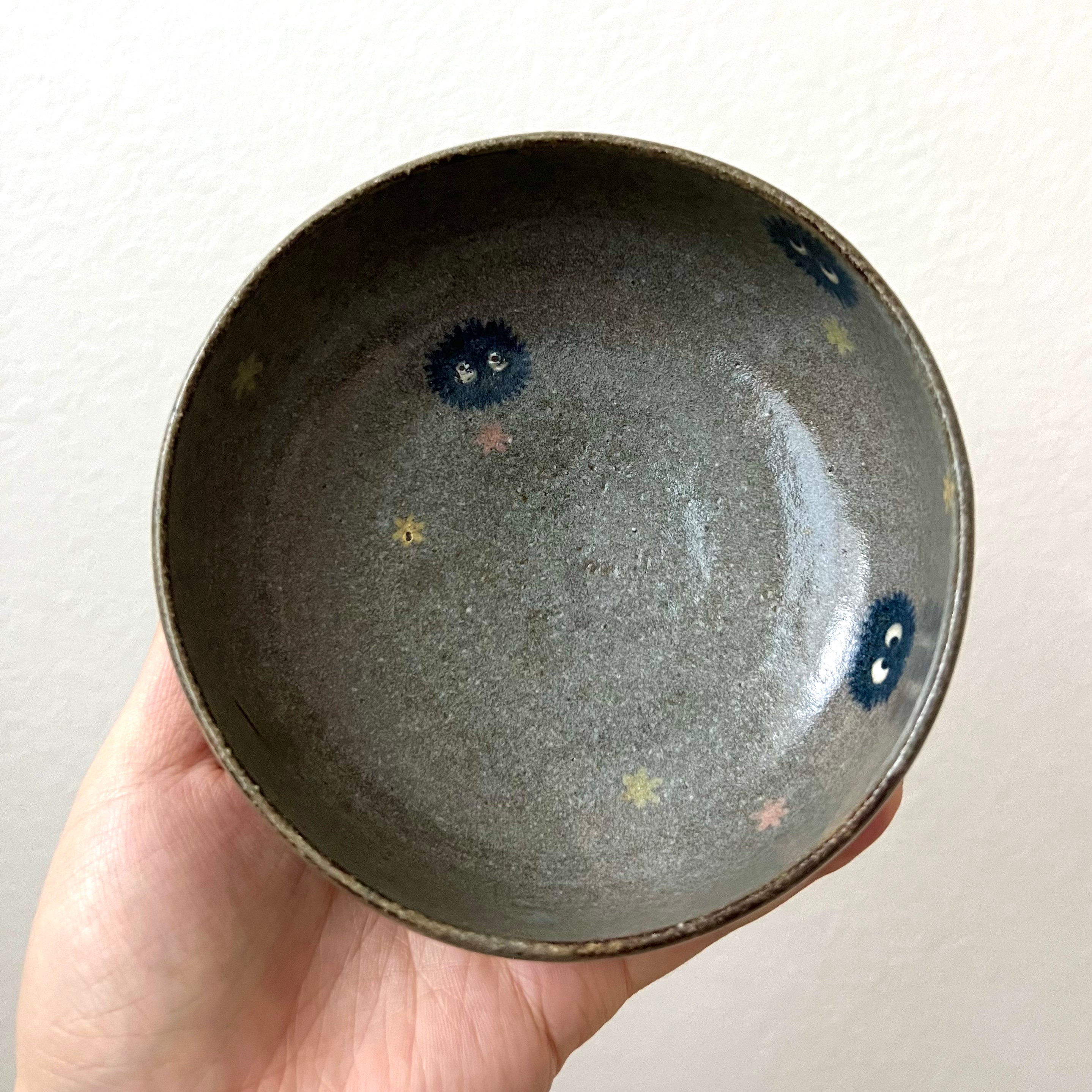 Studio Ghibli Soot Sprite Ceramic Handmade Bowl - Etsy