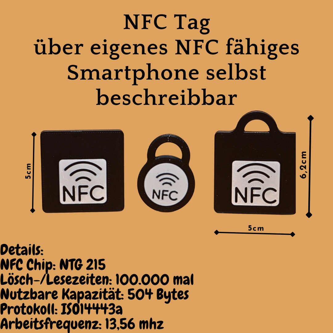 NFC TAG Writable NFC Tag NFC Keychain Magnetic Holder NFC Tag ...