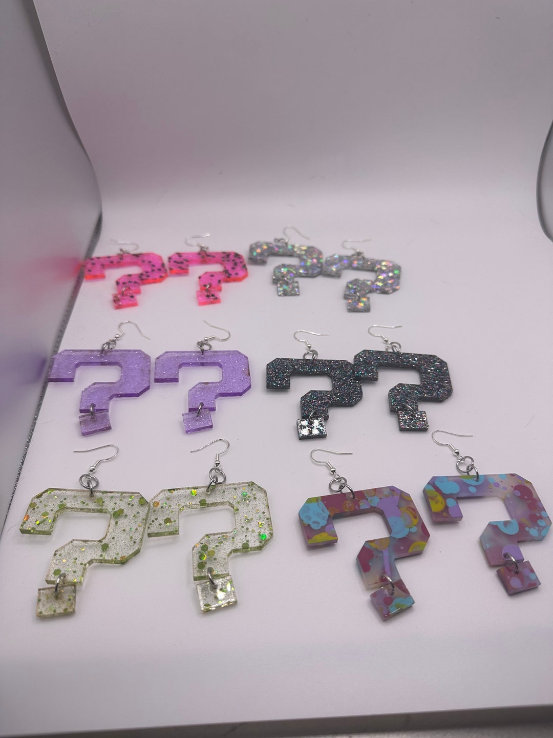 Tipper Question Mark Earrings - Etsy