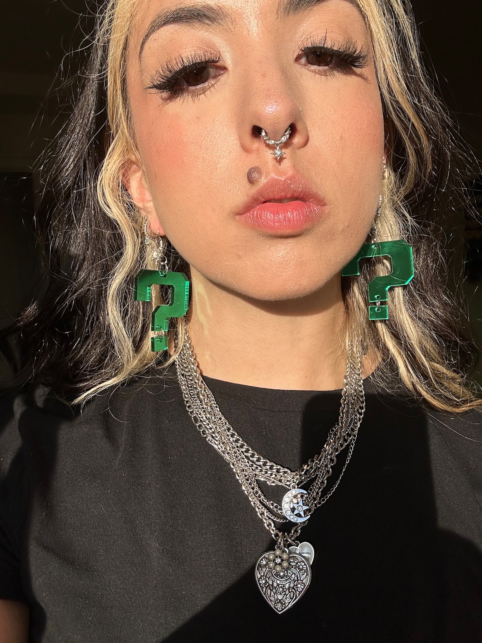 Tipper Question Mark Earrings - Etsy