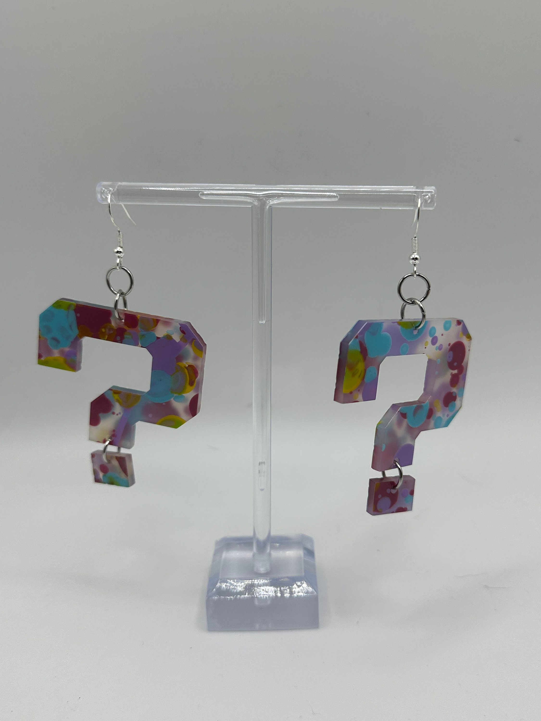 Tipper Question Mark Earrings - Etsy
