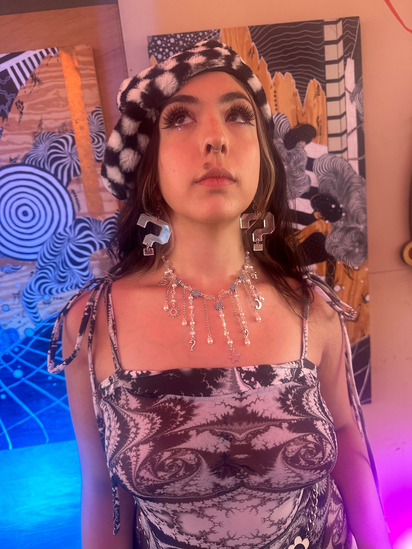 Tipper Question Mark Earrings - Etsy