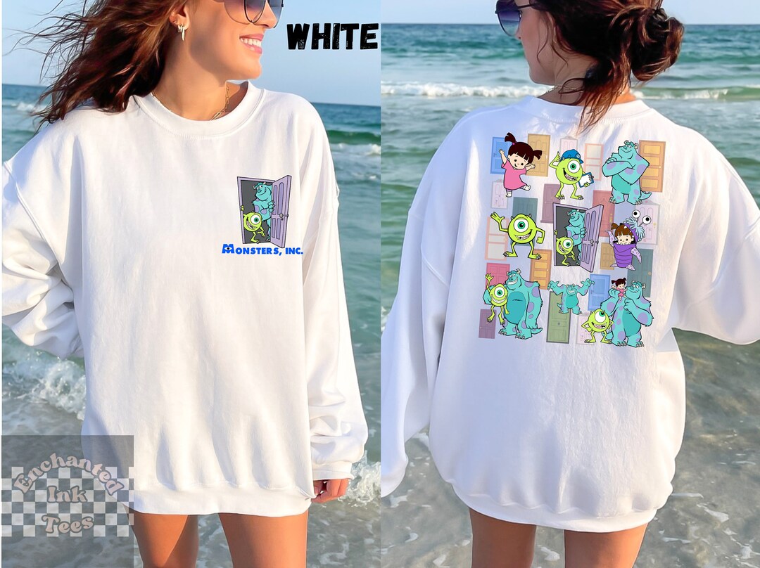 Monsters Inc Doodles Unisex Sweatshirt, Vintage Disney T-shirt ...