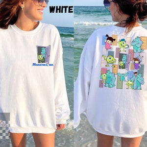 Monsters Inc Doodles Unisex Sweatshirt, Vintage Disney T-shirt ...