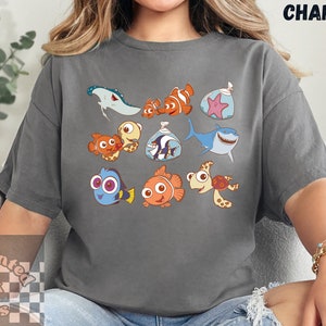 Finding Nemo Dory Doodles Unisex Sweatshirt, Vintage Oversized Disney T ...