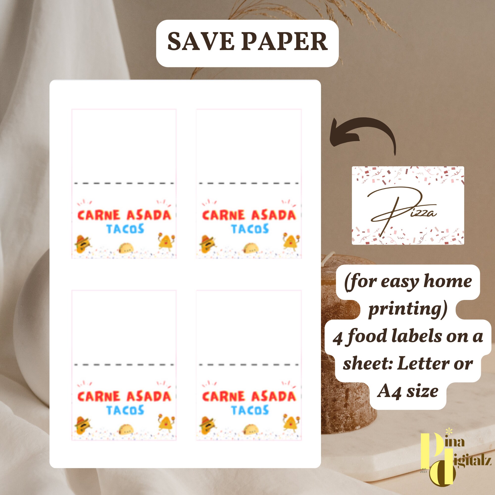 INSATANT DOWNLOAD Goodbye Potluck Labels & Tags Going Away Party ...