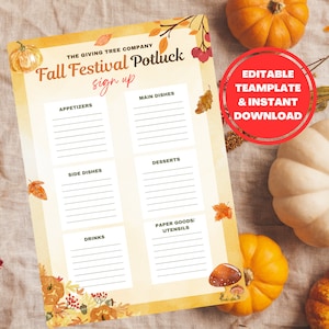 Editable Dessert Sign up Sheet Template Dessert Sheet Printable Dessert ...