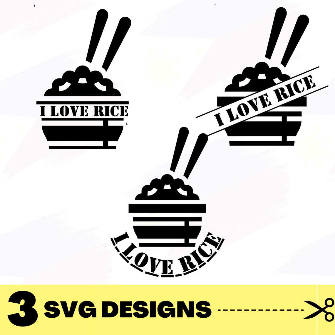 Rice SVG Filipino SVG Rice Lover Cut File for Cricut File - Etsy