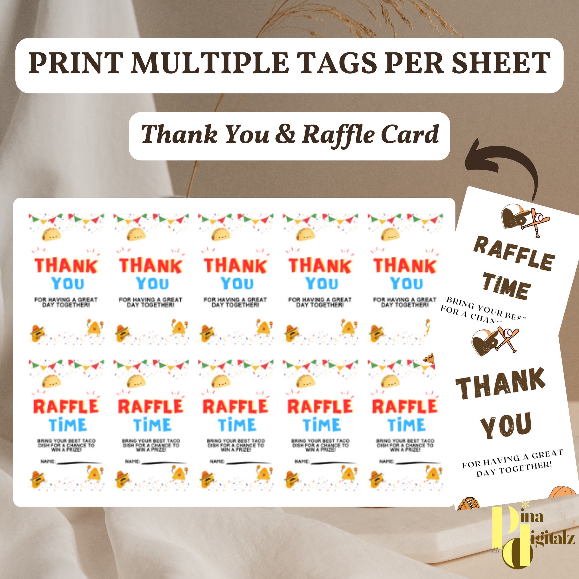 INSTANT DOWNLOAD Baseball Potluck Labels & Tags Baseball Potluck Invite ...