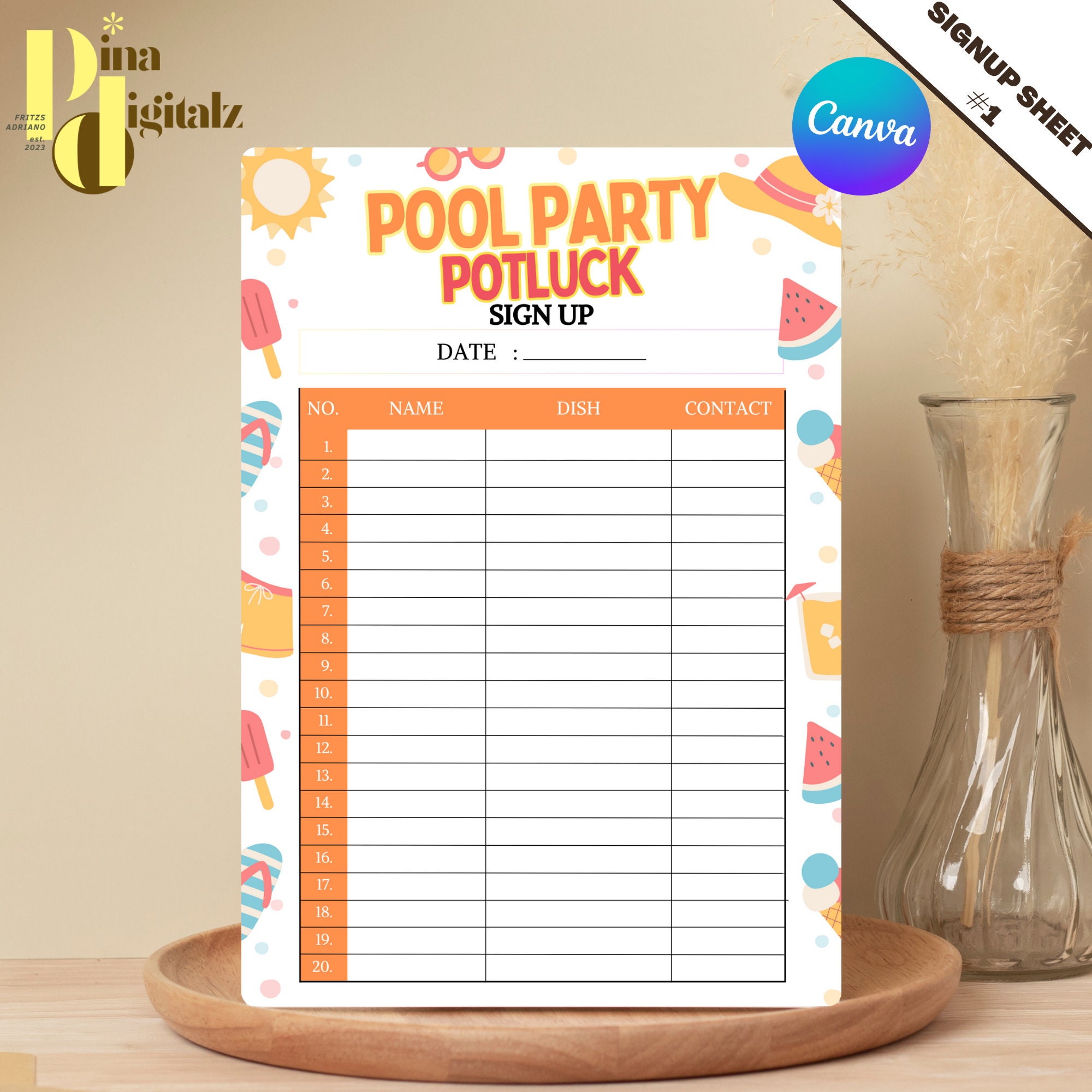 Pool Party Editable Invitation Summer Birthday Party Evite Text ...