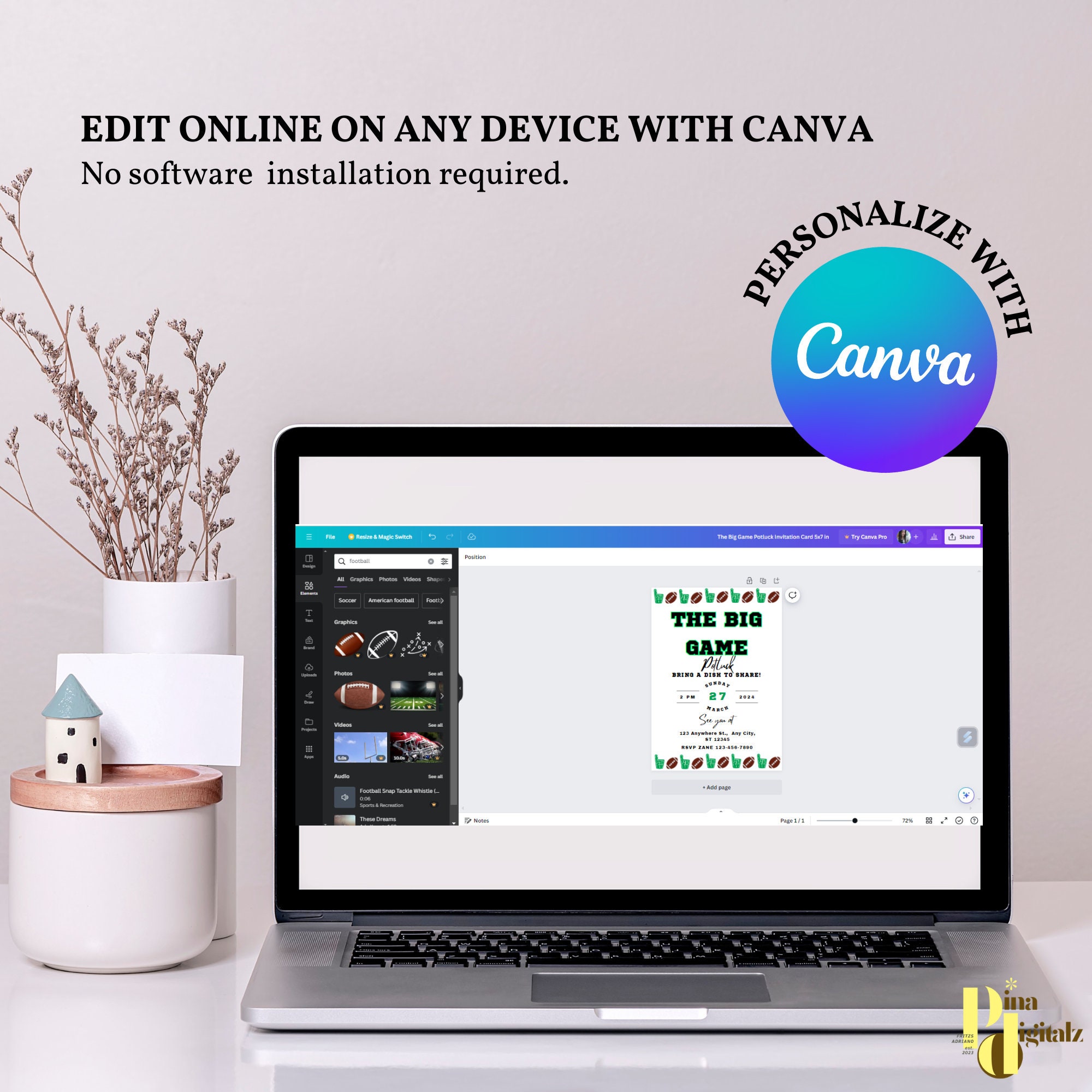 EDITABLE Breakfast Potluck Invitation Breakfast Potluck Invite Good ...