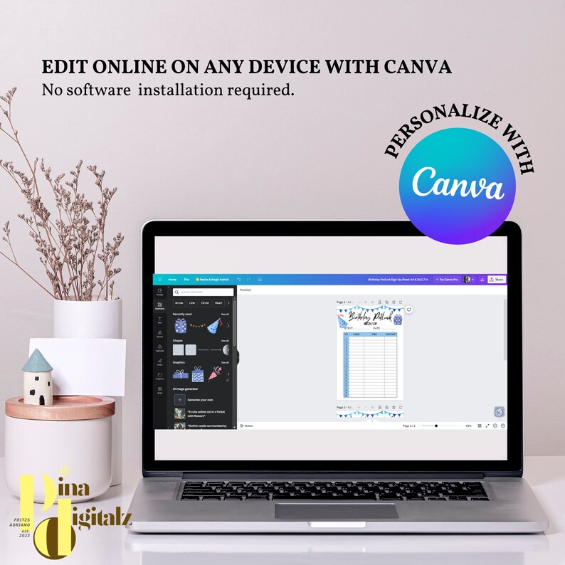 Editable Dessert Sign up Sheet Template Dessert Sheet Printable Dessert ...