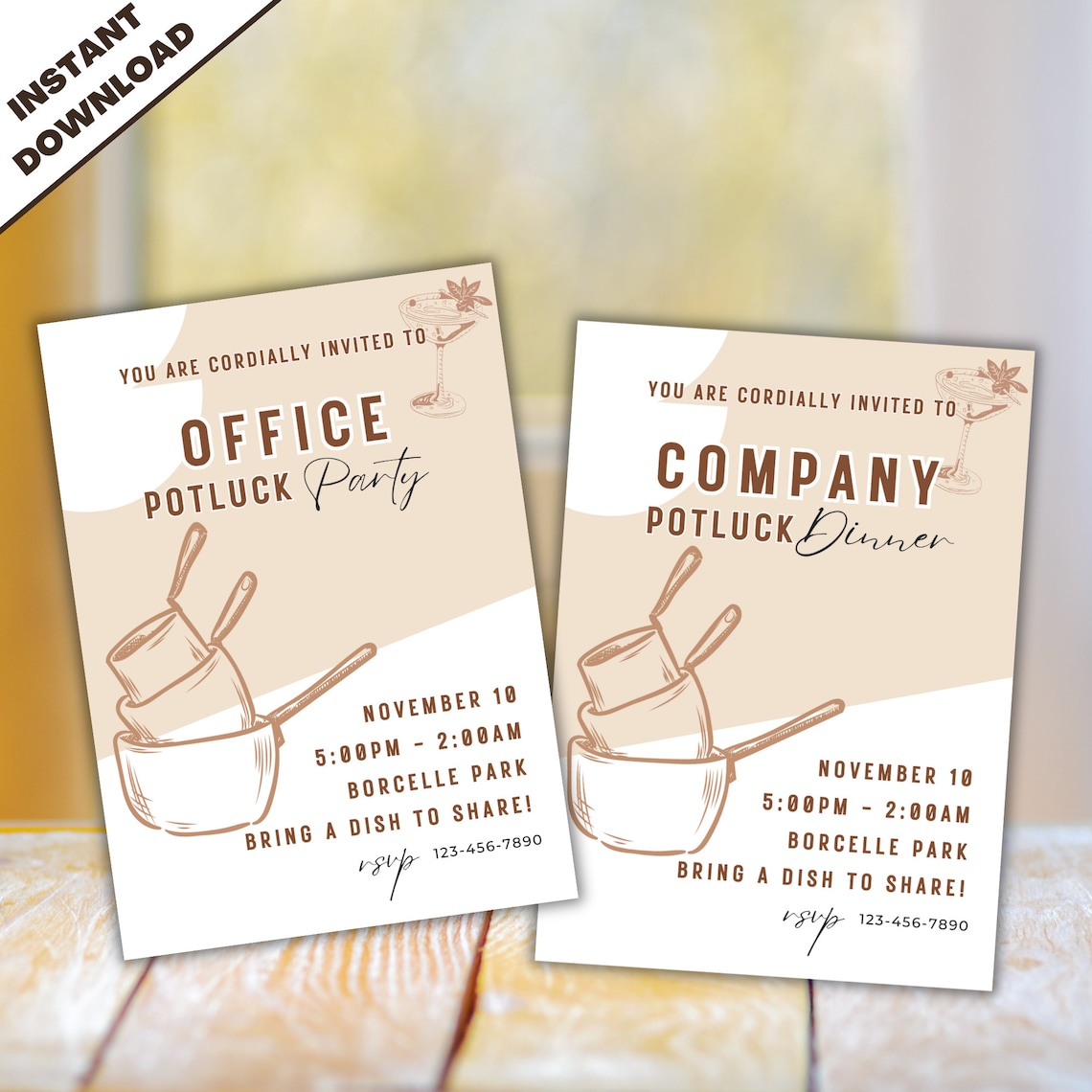 Office Potluck Invitation for Potluck Invite Party for Potluck - Etsy