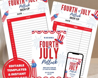 EDITABLE Retirement Invitation Party Potluck Retirement Invite Potluck ...