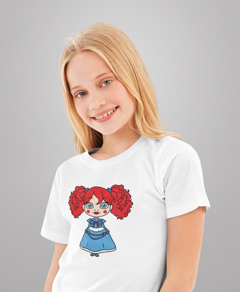 Tshirt for Kids Poppy Playtime Tshirt With Poppy From Poppy - Etsy