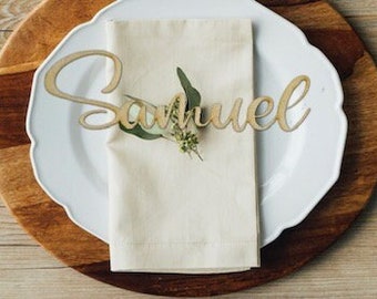 Engraved Wood Place Cards Placecards Name Place Cards - Etsy