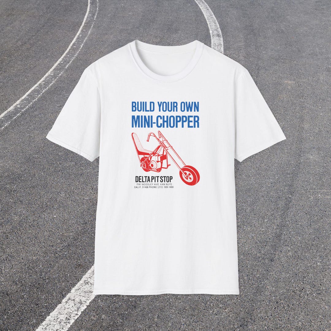 Mini-chopper DIY T-shirt Motorcycle Fan Design 100% Cotton Comfort ...