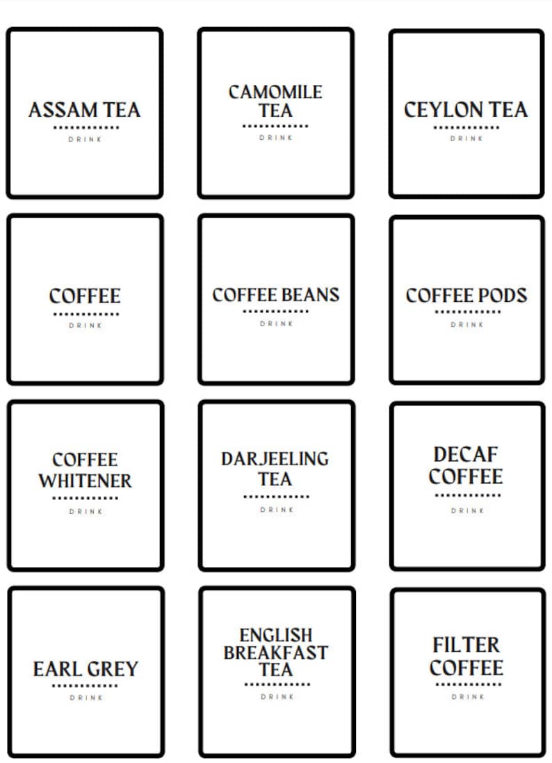 Printable House Labels Bundle Labels for Cleaning, Laundry, Bathroom ...