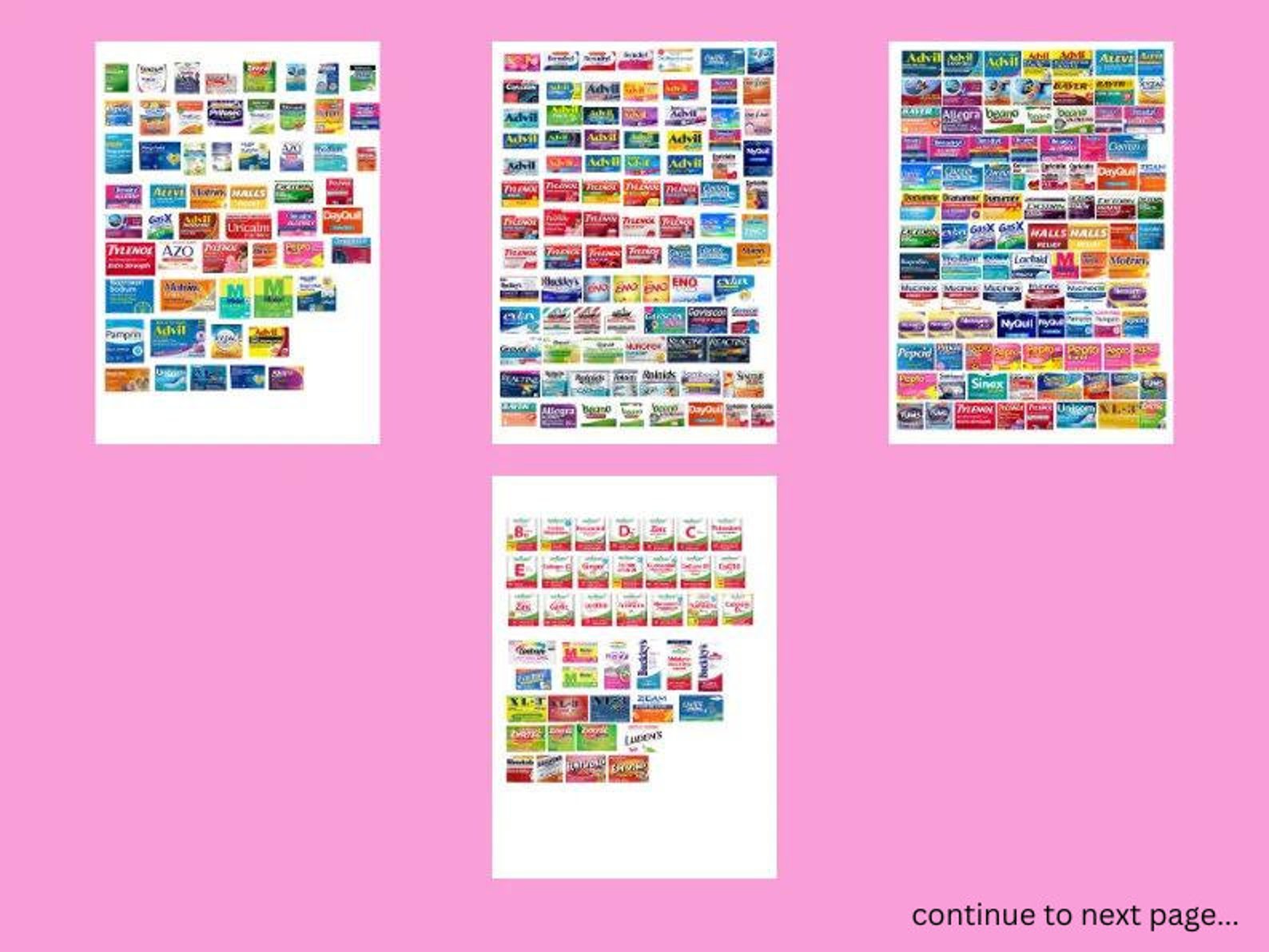 Printable Medicine Labels Pill Container, Travel Pill Case, Pill Case ...