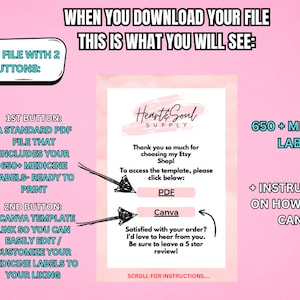 Printable Medicine Labels | Pill Container, Travel Pill Case, Pill Case ...