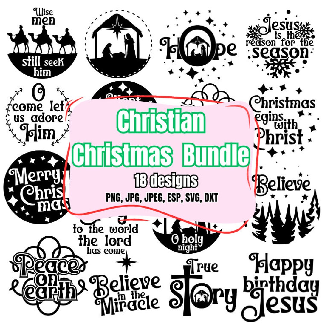 Christian Christmas SVG | Christmas SVG | Christmas Clip Art ...