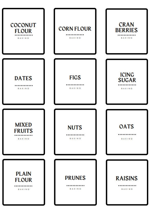 Printable House Labels Bundle Labels for Cleaning, Laundry, Bathroom ...