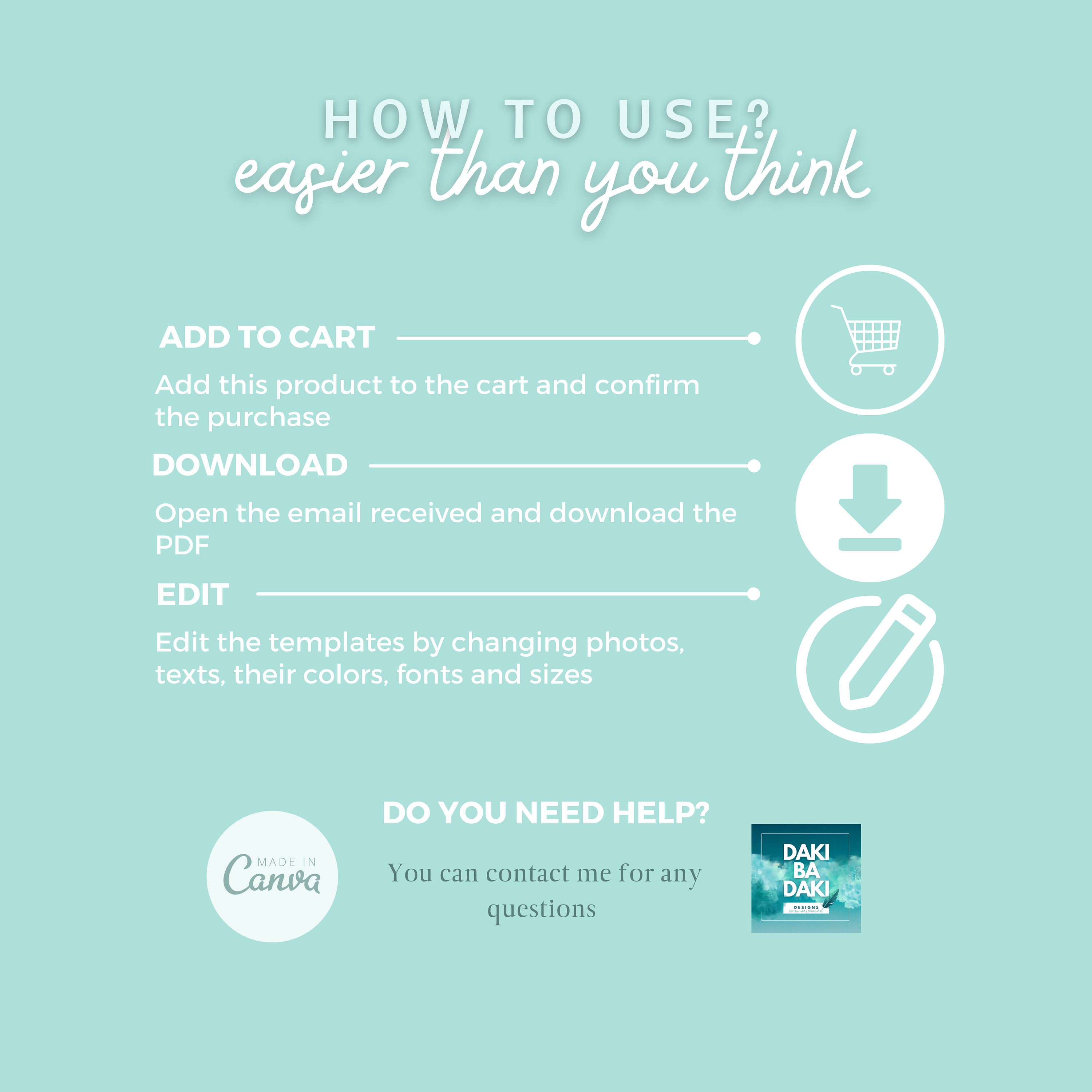 Easily Editable Templates in Canva | Turquoise Blue | Speech Therapy ...