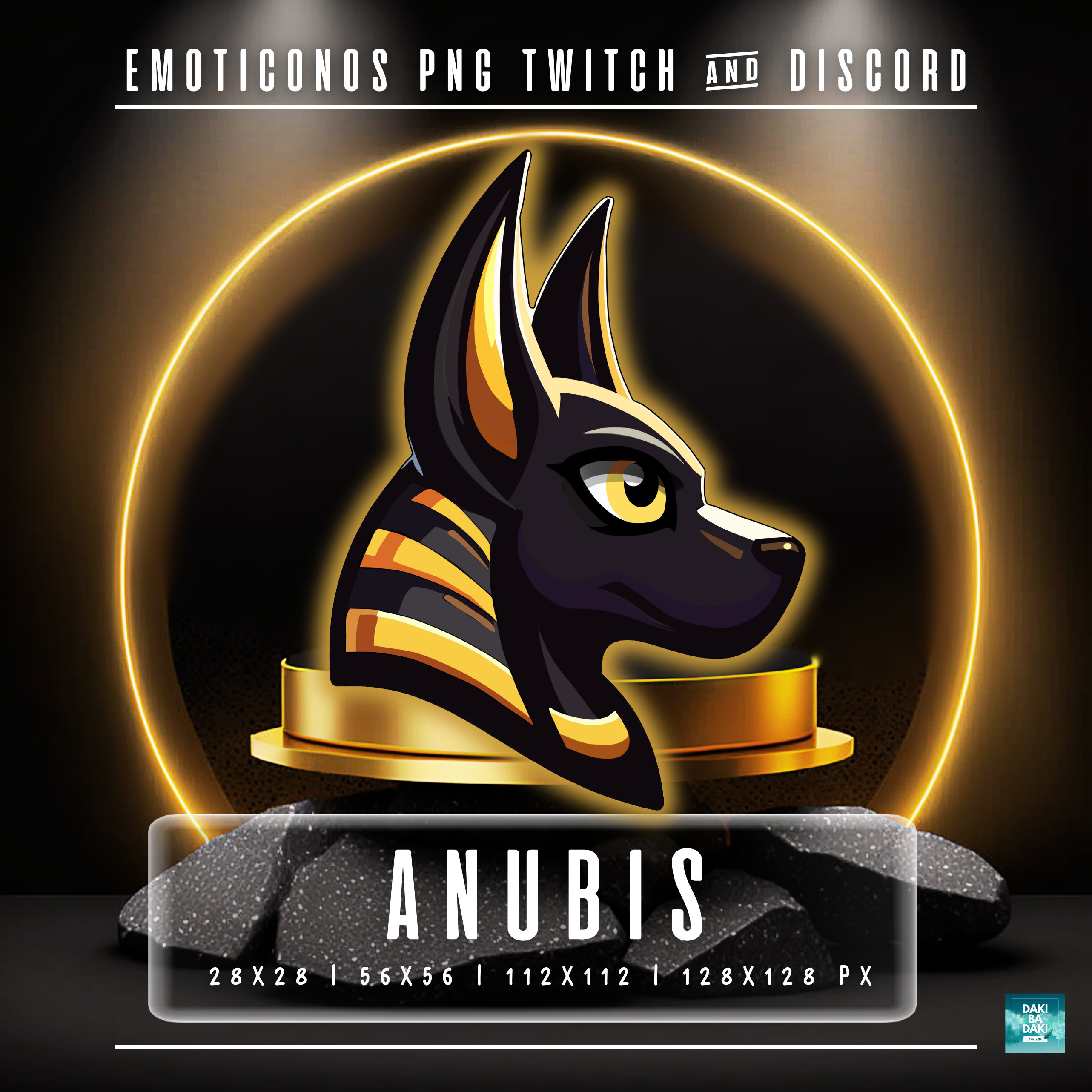 Emoticono Anubis PNG Para Twitch & Discord Emoticono Dios Egipcio ...
