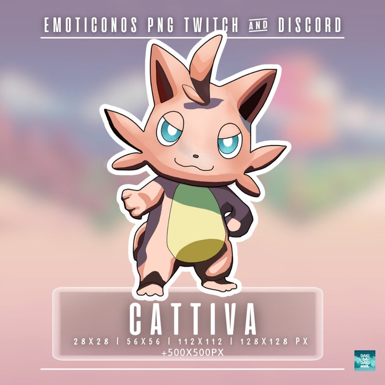 CATTIVA PNG Emoticono De Twitch Y Discord | Colección Palworld | 2 ...