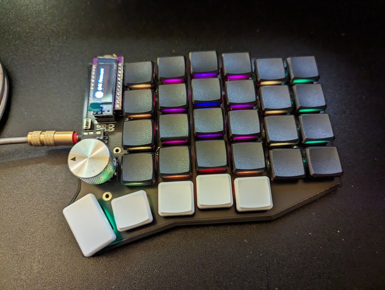 Sofle Choc V2.1 RGB Ergonomic Mechanical Split Keyboard, Custom Built ...
