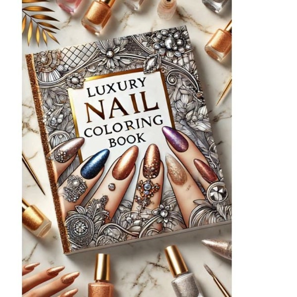 Coloring Pages Nails - Etsy