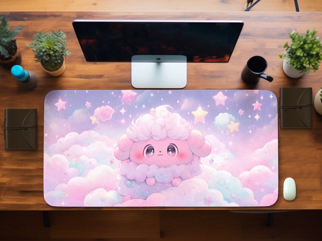 Pastel Desk Mat, Kawaii Desk Mat - Etsy