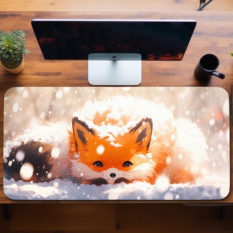 Fox Mouse Pad - Etsy