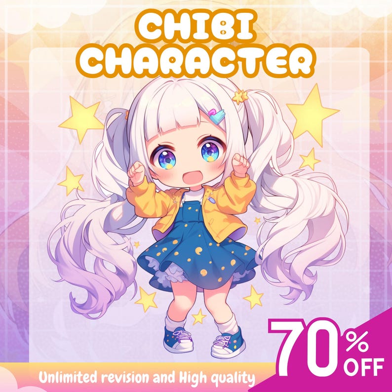 Custom Chibi Character Chibi Anime Chibi Pfp Cute Chibi Commission ...