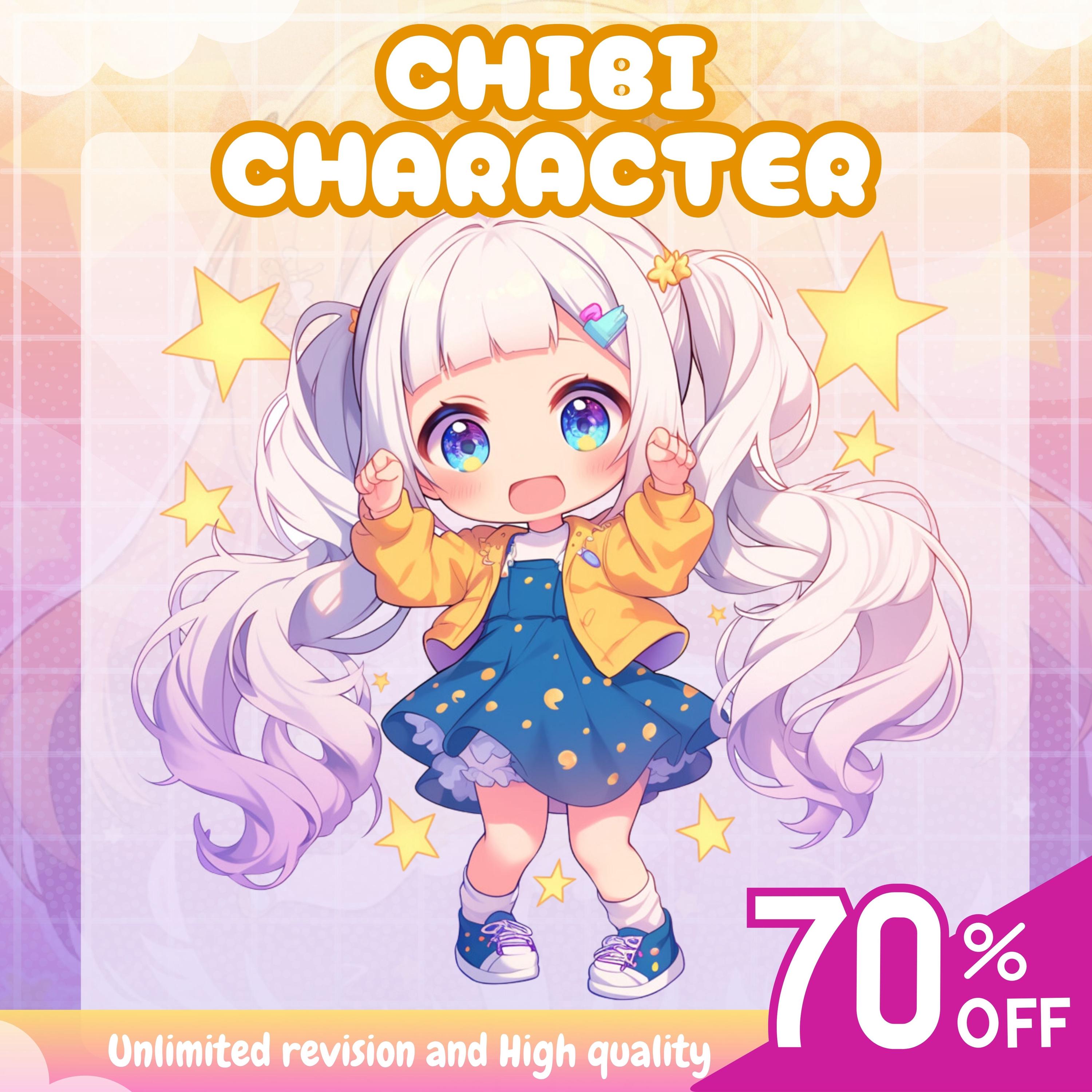 Custom Chibi Character Chibi Anime Chibi Pfp Cute Chibi Commission ...