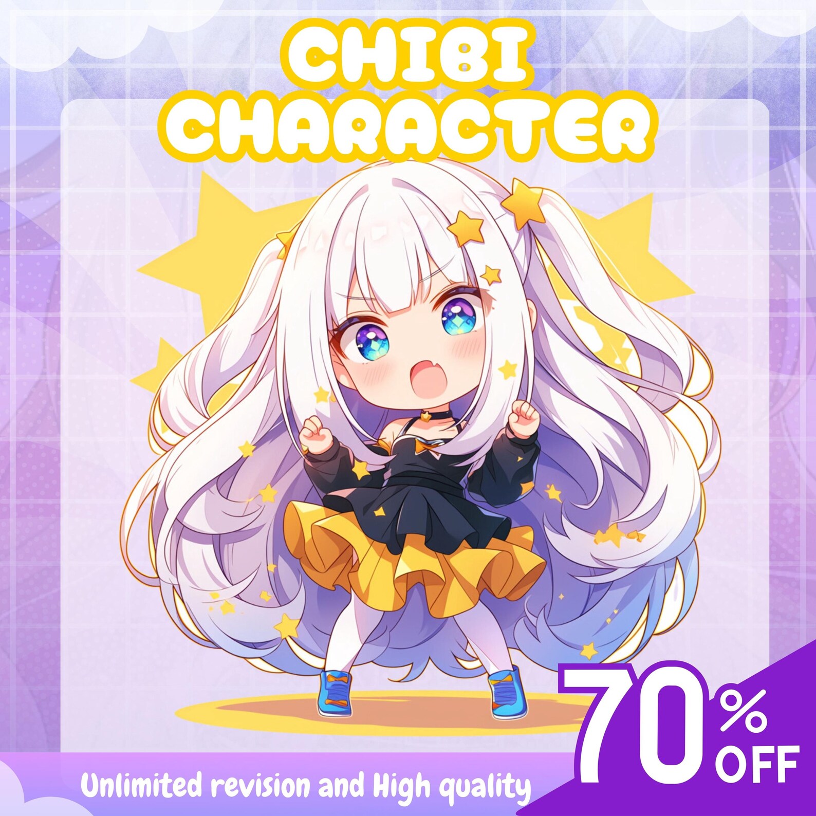Custom Chibi Character Chibi Anime Chibi Pfp Cute Chibi Commission ...