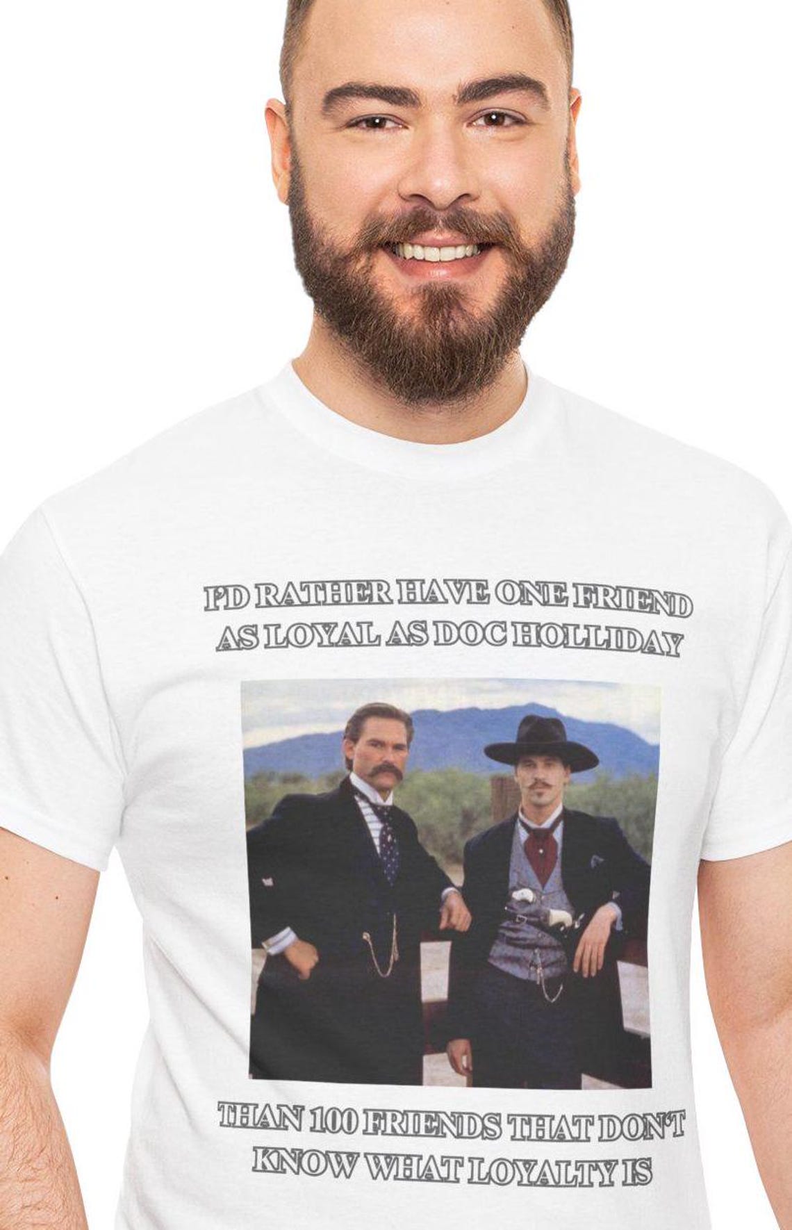 Doc Holliday and Wyatt Loyal Friends / Unisex Heavy Cotton Tee - Etsy