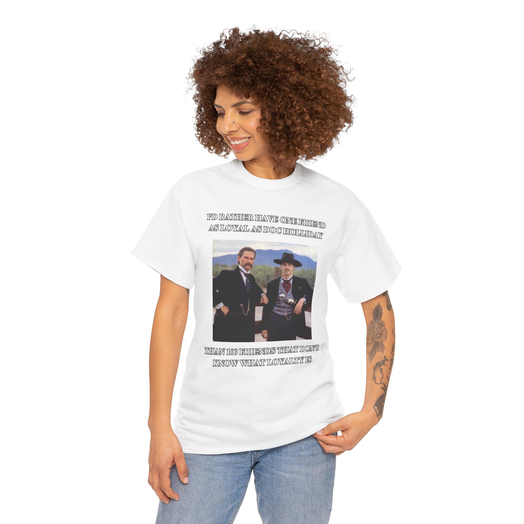 Doc Holliday and Wyatt Loyal Friends / Unisex Heavy Cotton Tee - Etsy