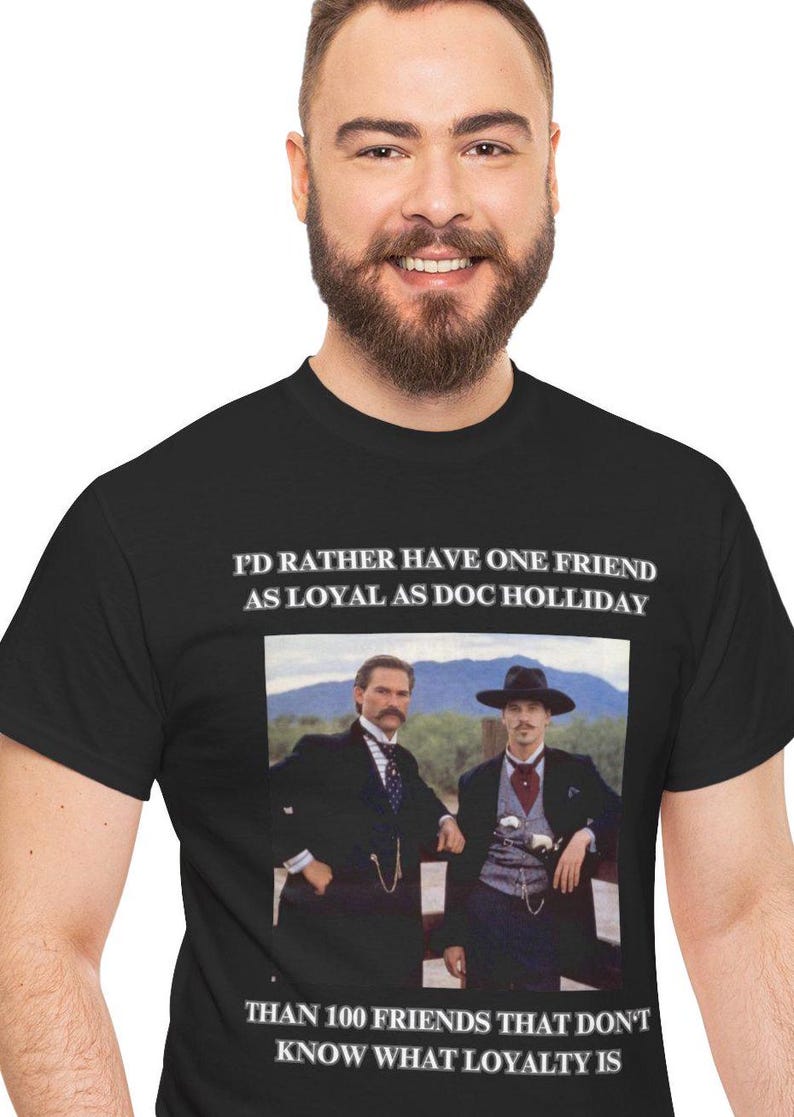 Doc Holliday and Wyatt Loyal Friends / Unisex Heavy Cotton Tee - Etsy