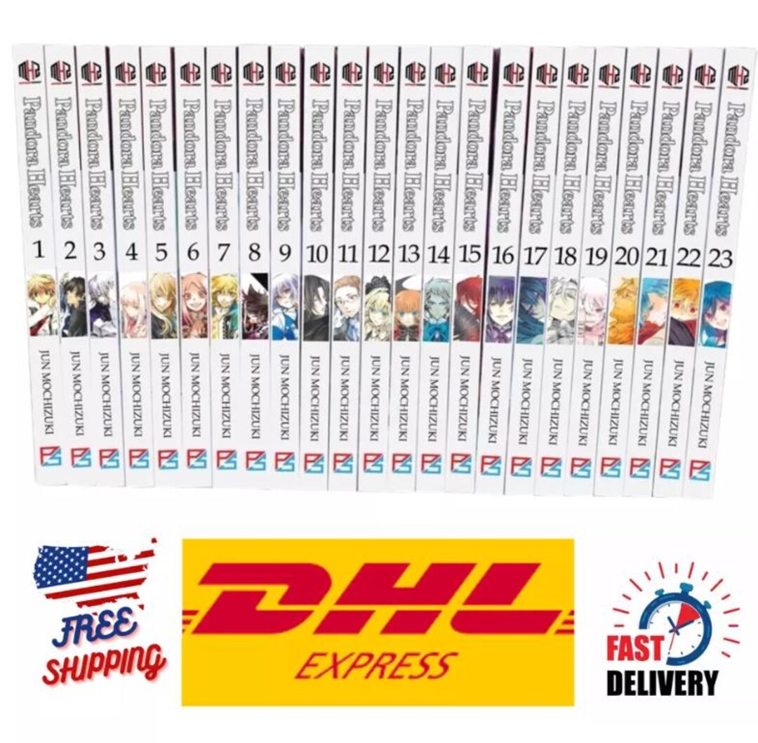 Pandora Hearts Manga by Jun Mochizuki Complete Set Vol.1-24 END English ...
