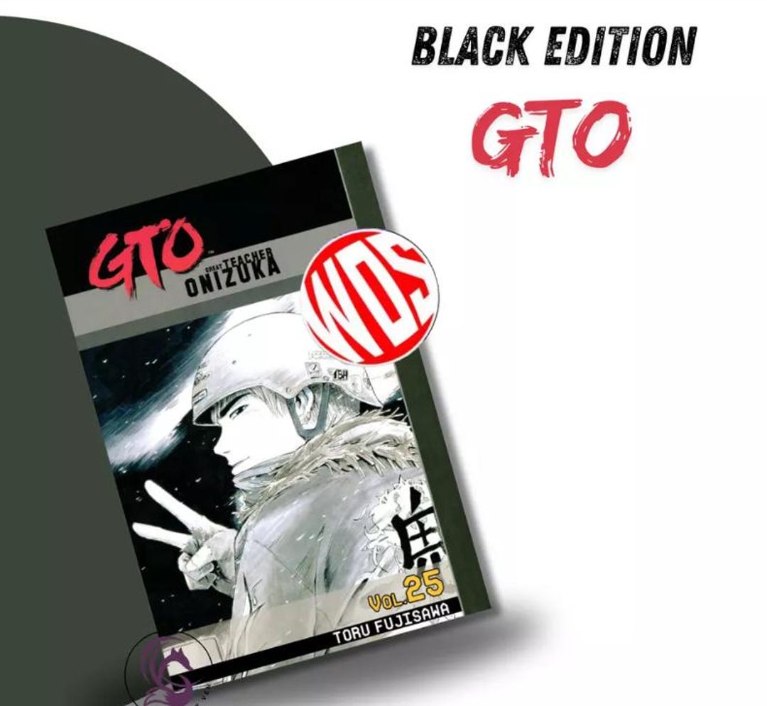 GTO: Great Teacher Onizuka Manga full Set Vol 1-25 English Comic Black ...